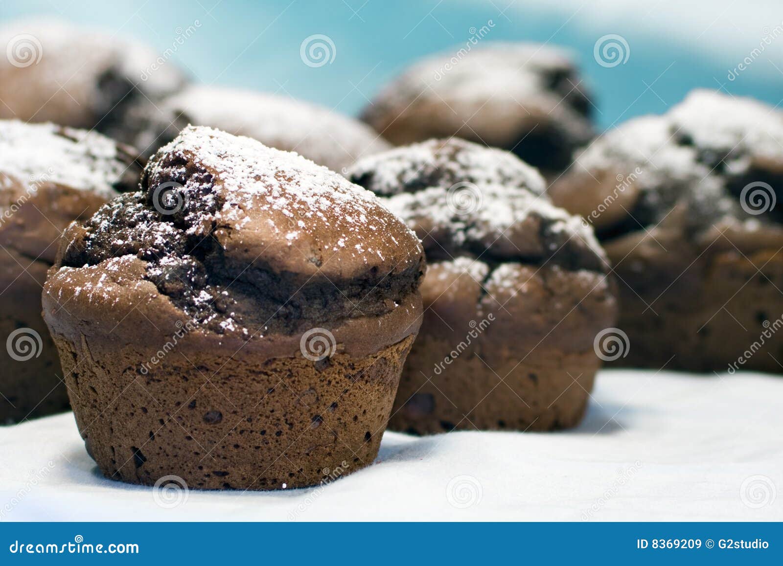 Muffins Group stock image. Image of delicious, baker, bake - 8369209