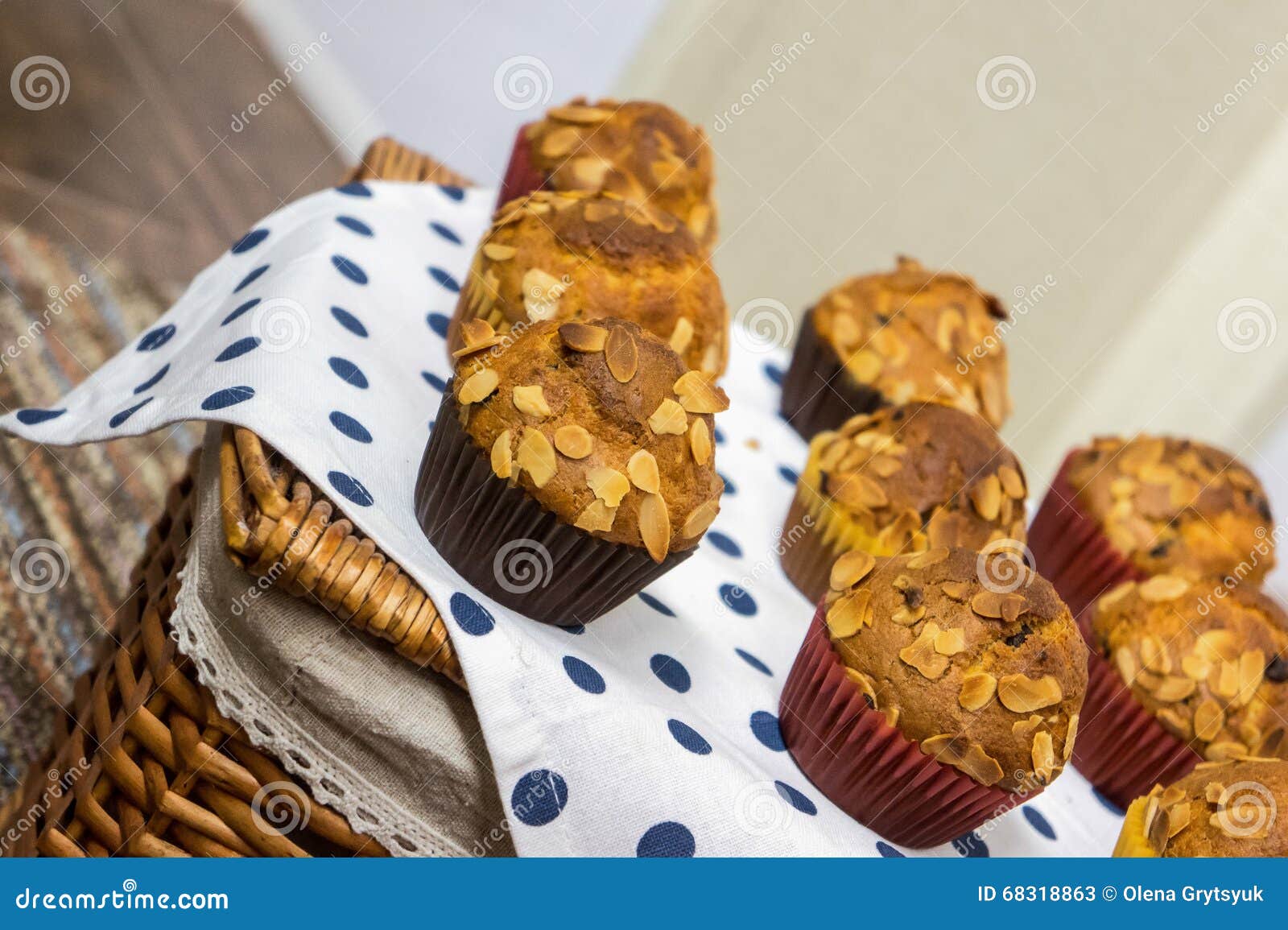 Muffins stock image. Image of recipe, dessert, baked - 68318863