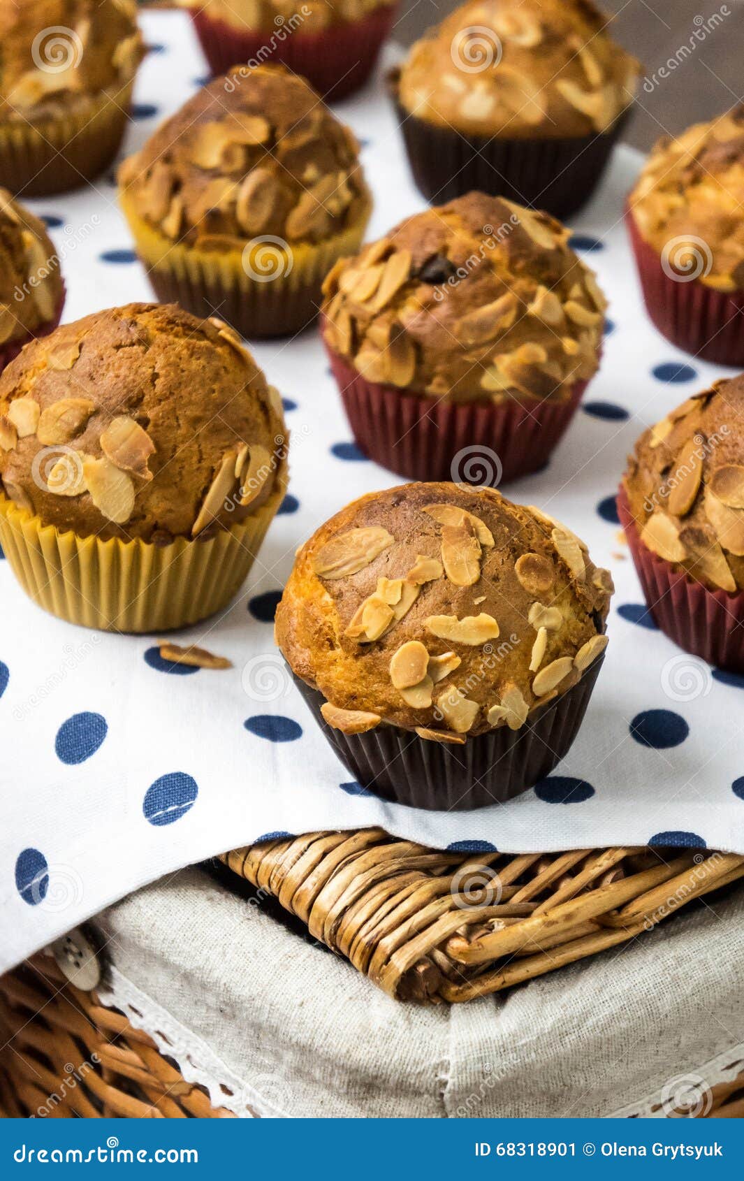 Muffins stock image. Image of bread, recipe, refreshment - 68318901