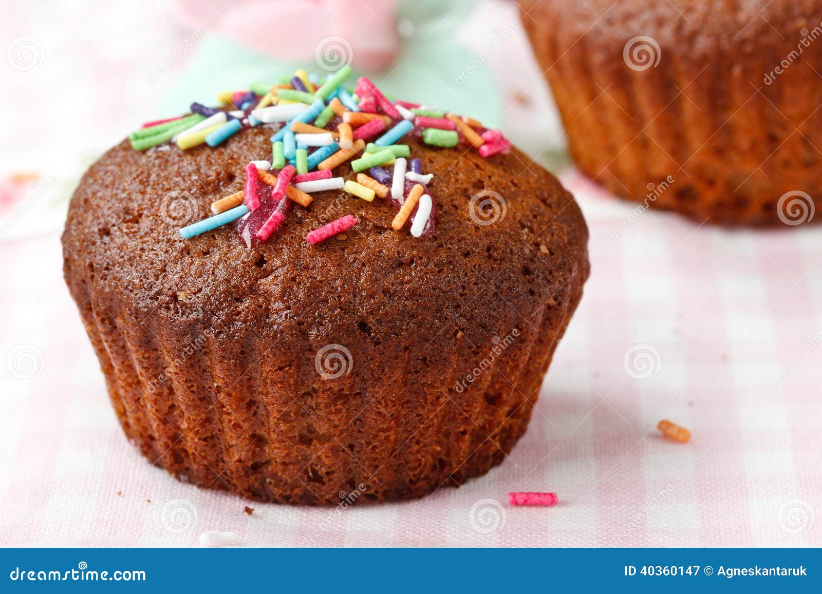 Muffins - party dessert stock image. Image of bake, festive - 40360147