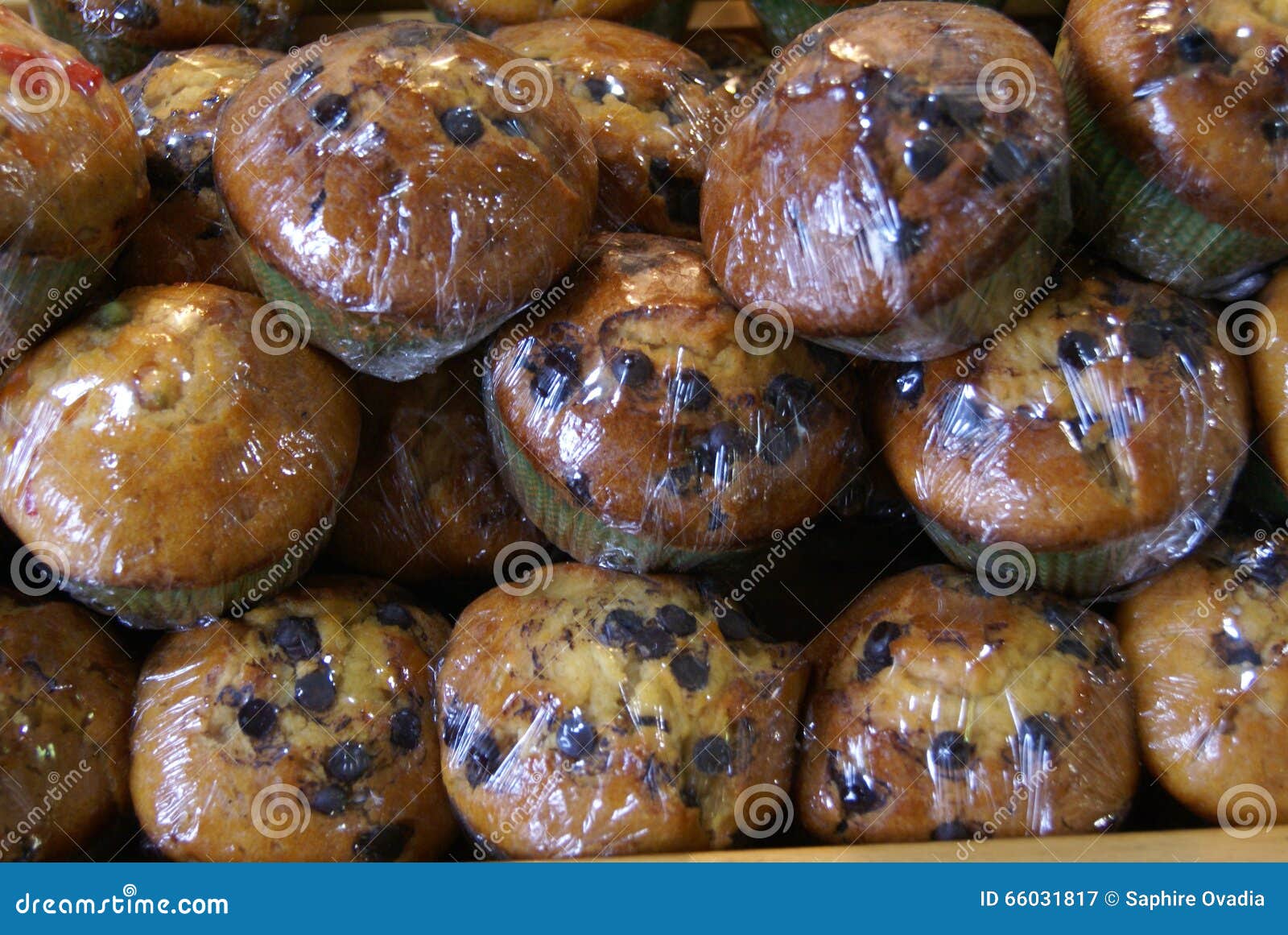 Muffins. stock image. Image of store, breakfast, product - 66031817