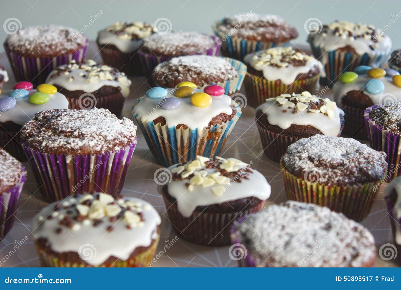 Muffins stock image. Image of sweet, pastry, cupcakes - 50898517