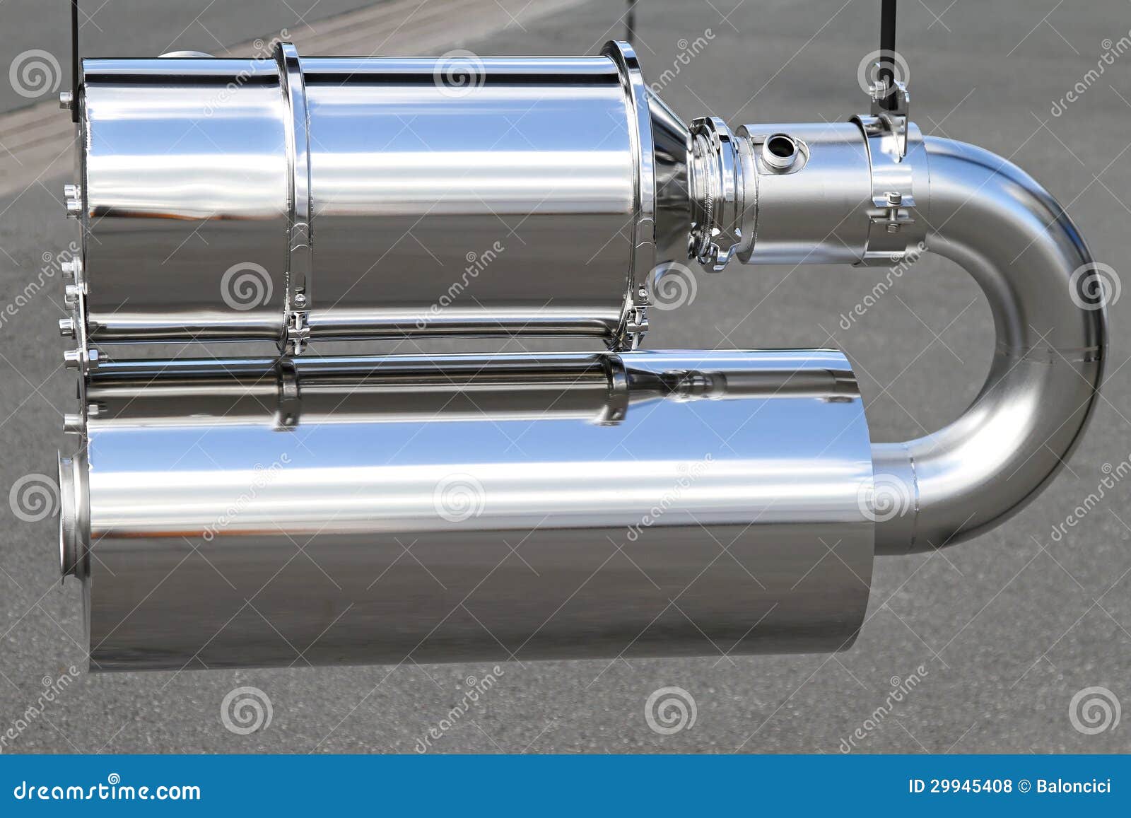 Muffler exhaust stock photo. Image of recycle, parts - 29945408