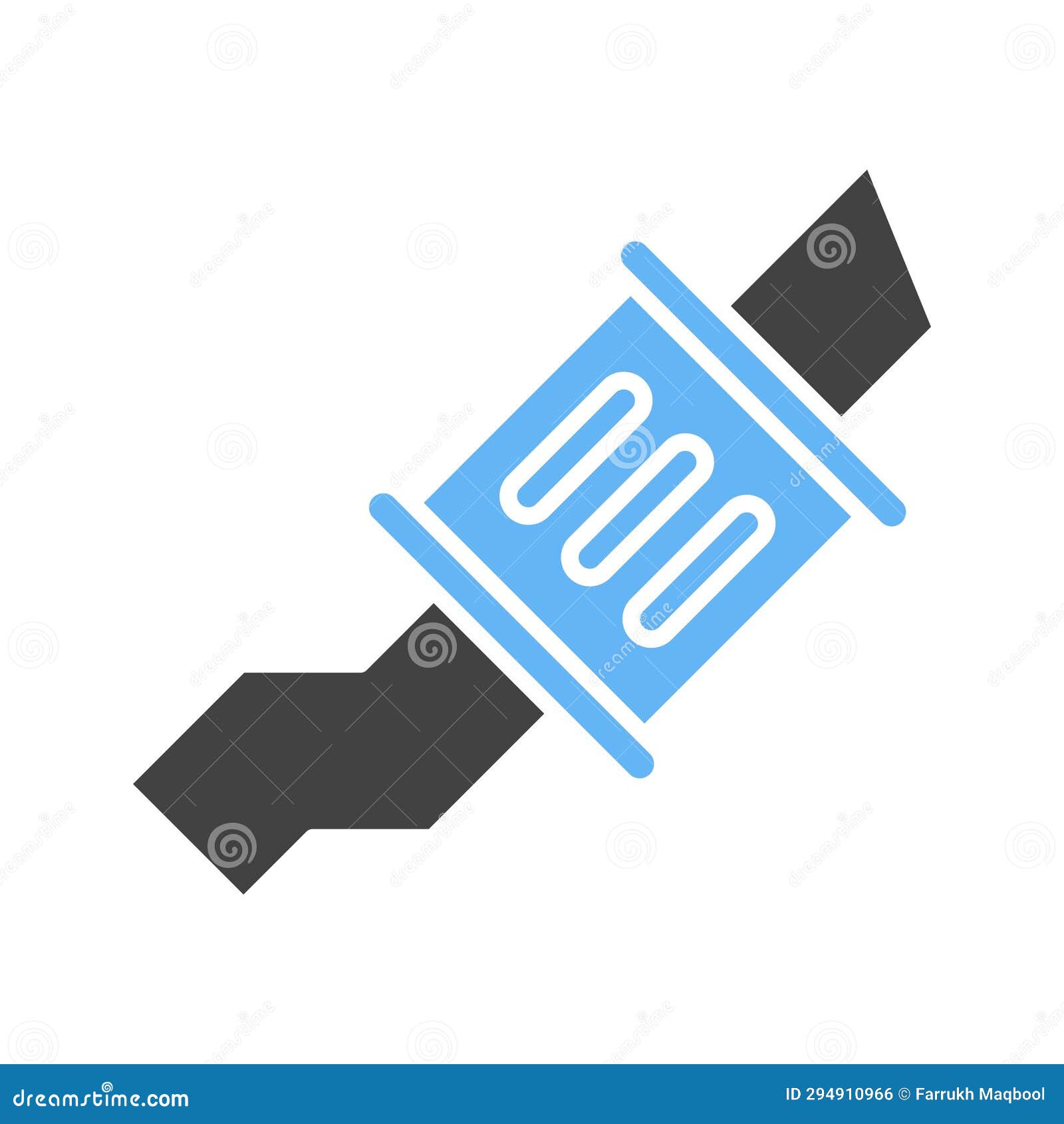 Muffler icon vector image. stock vector. Illustration of muffler ...