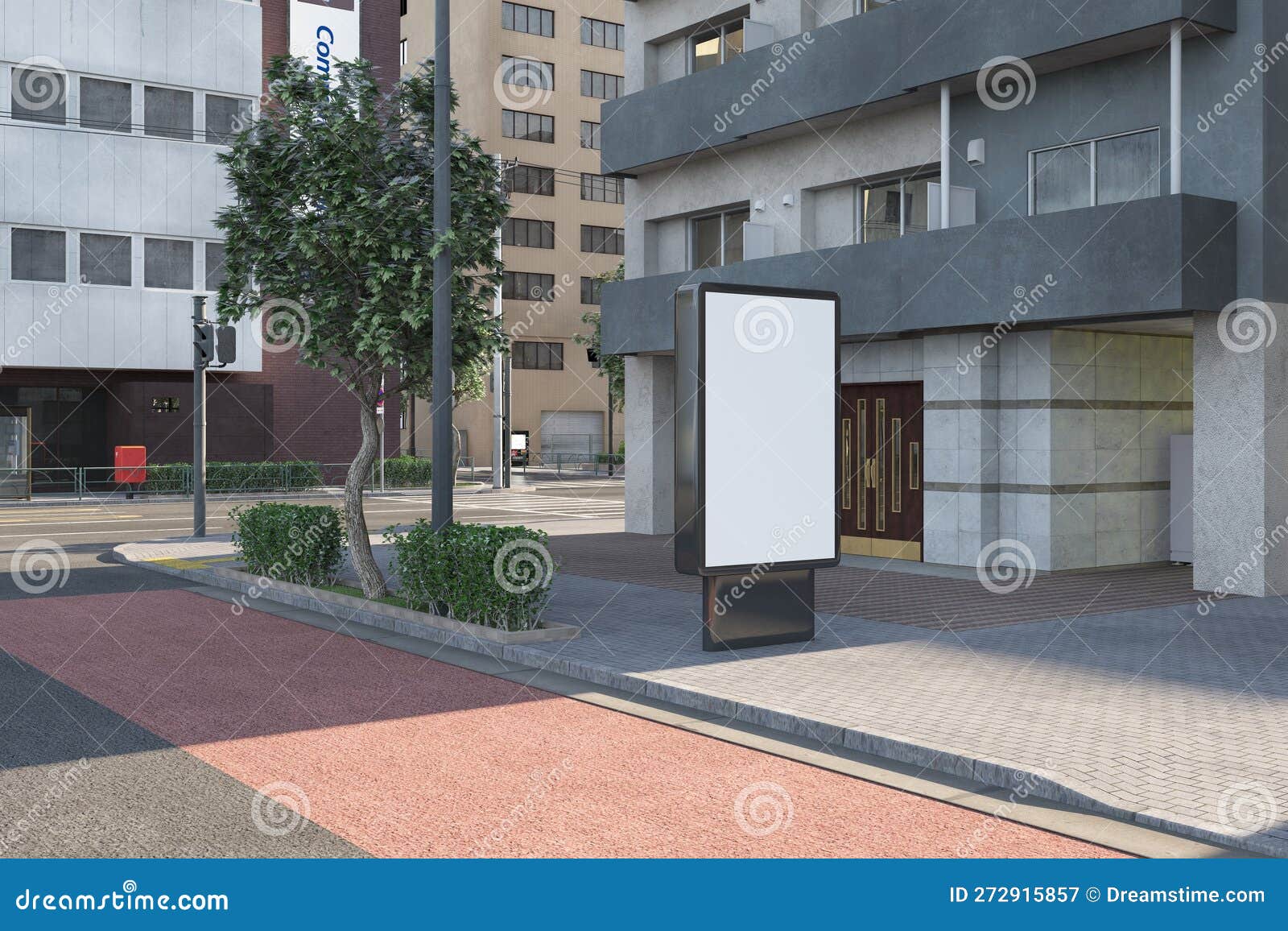 Totem and Kiosk Digital Signage Display Sign Mockup Stock Image - Image ...