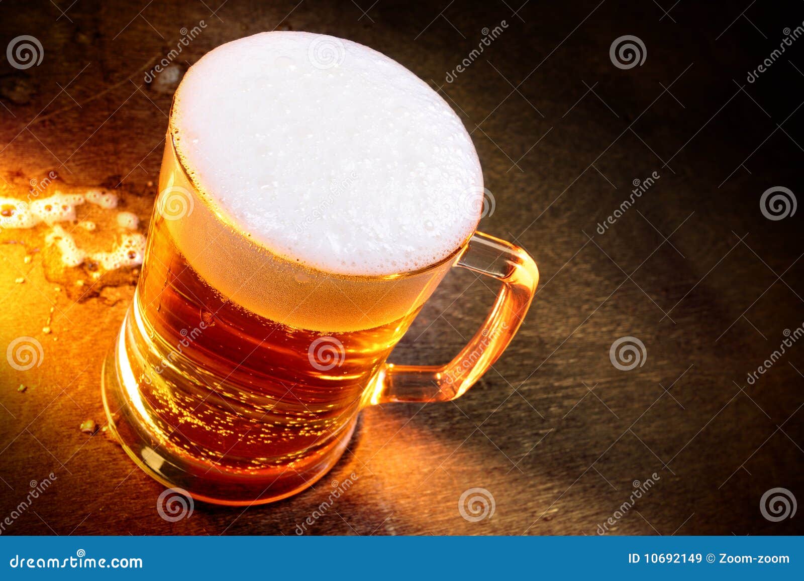 Mug of beer stock image. Image of cafeteria, details - 10692149