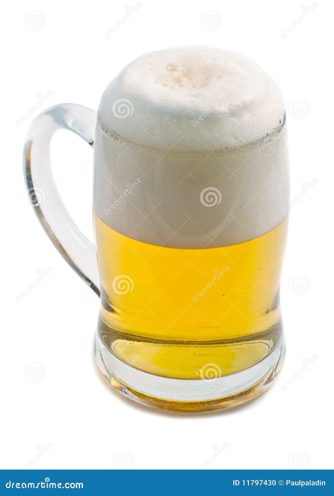 Mug of beer stock photo. Image of white, handle, refreshing - 11797430