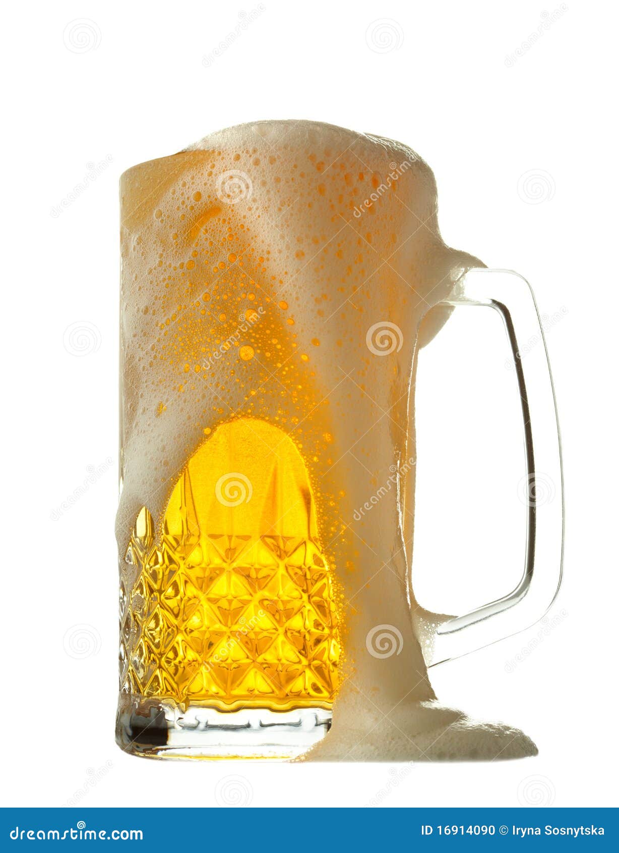 Mug of beer stock photo. Image of isolated, drop, closeup - 16914090