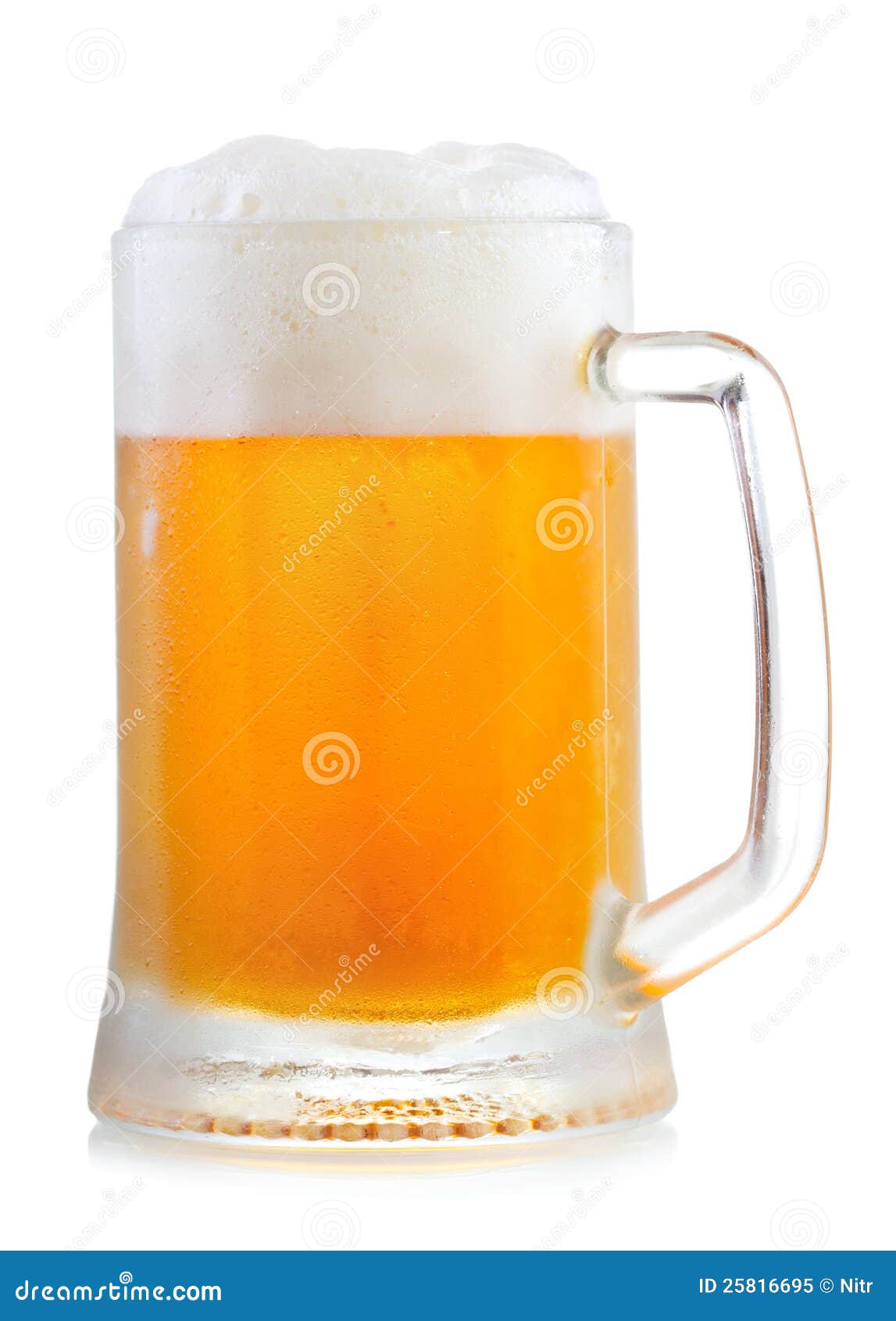Mug of beer stock image. Image of lager, drop, alcohol - 25816695