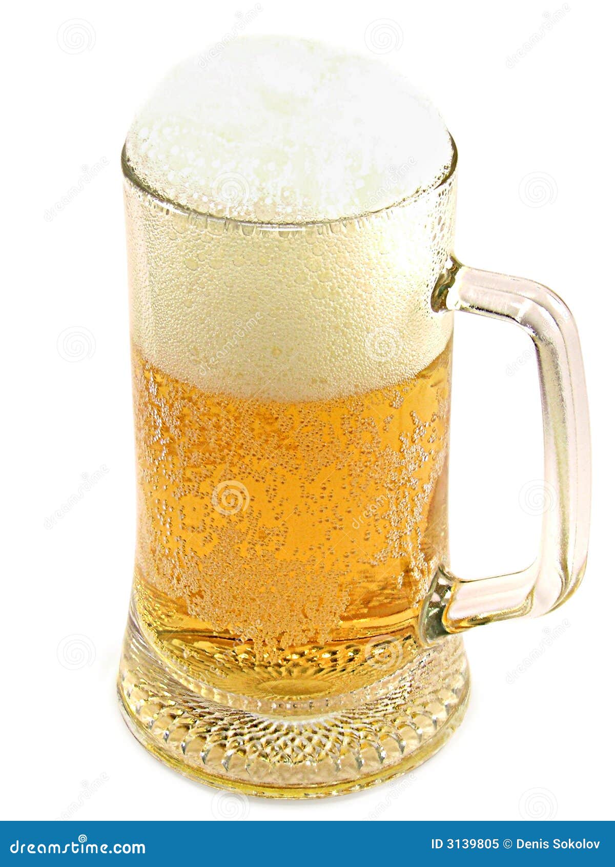 Mug of Beer stock image. Image of isolated, drunk, amber - 3139805