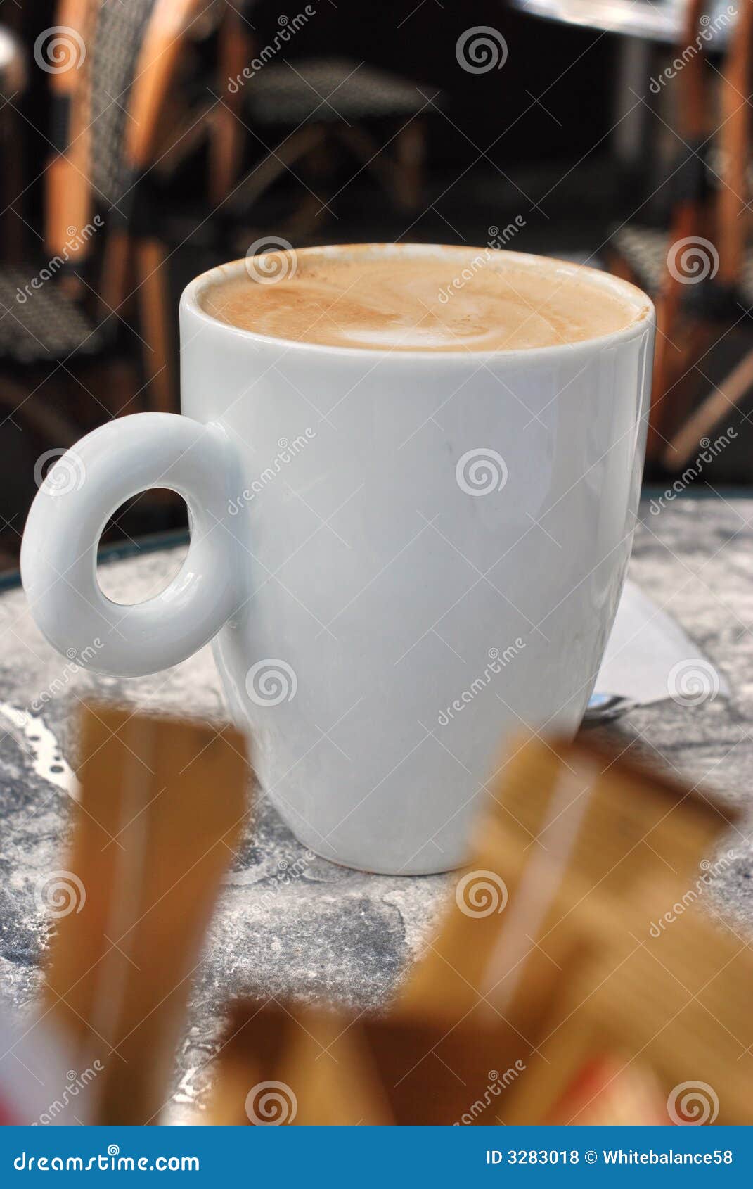 Mug of coffee in cafe stock photo. Image of caffe, espresso - 3283018