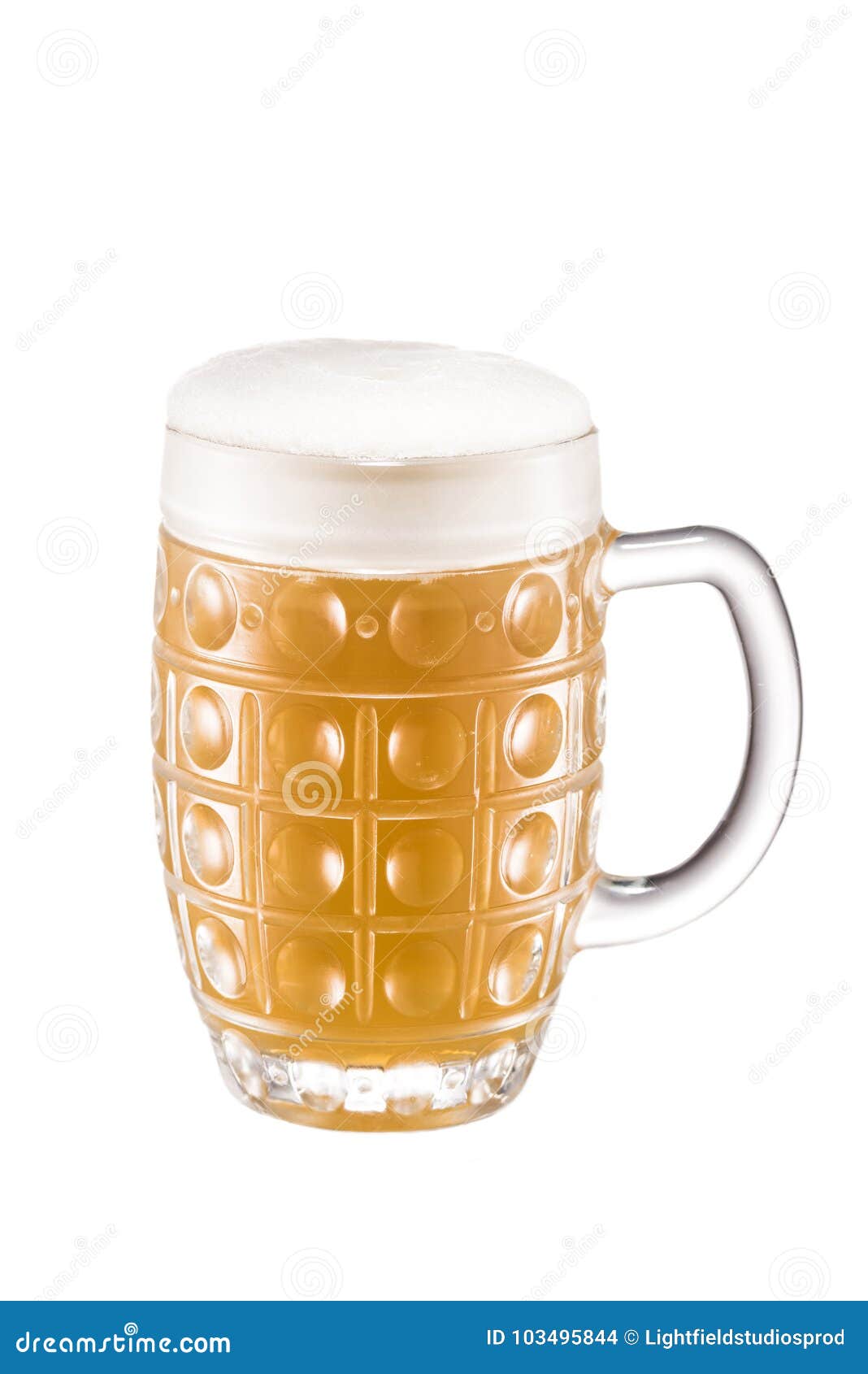 Mug of cold beer stock photo. Image of foam, brew, booze - 103495844