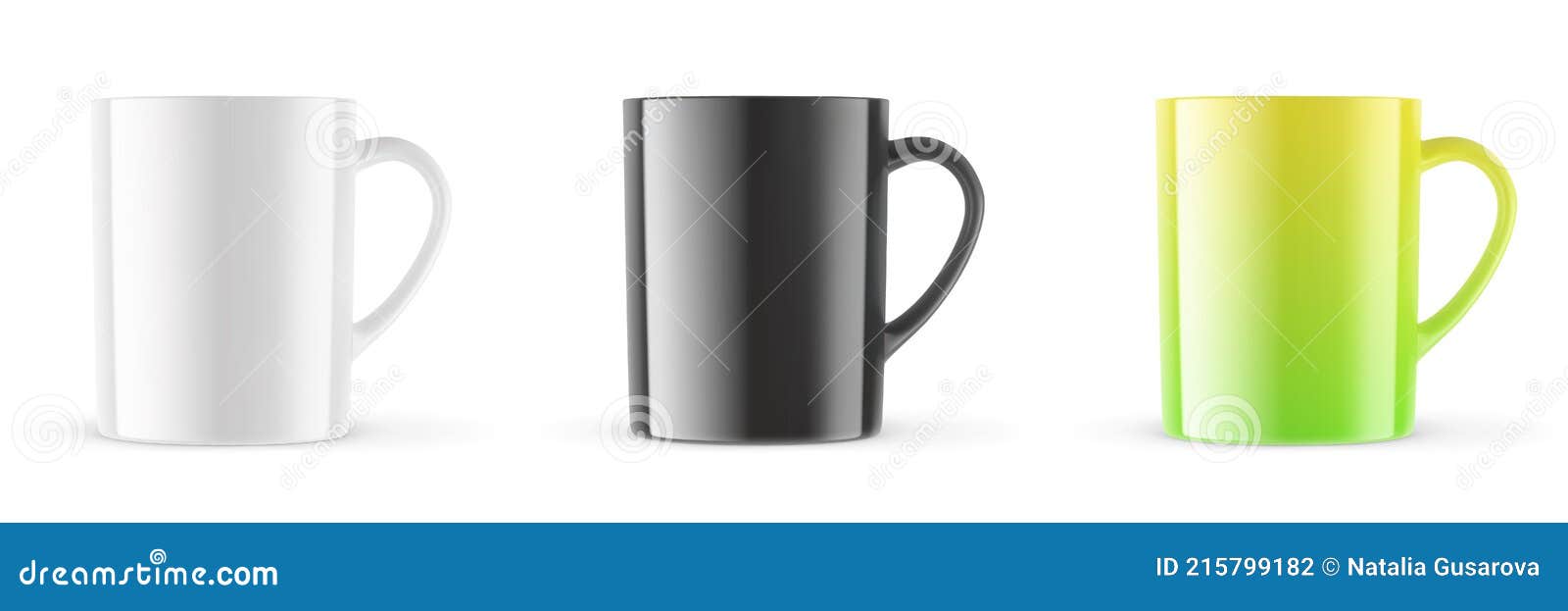 Mug for drinks front view stock vector. Illustration of minimalist ...