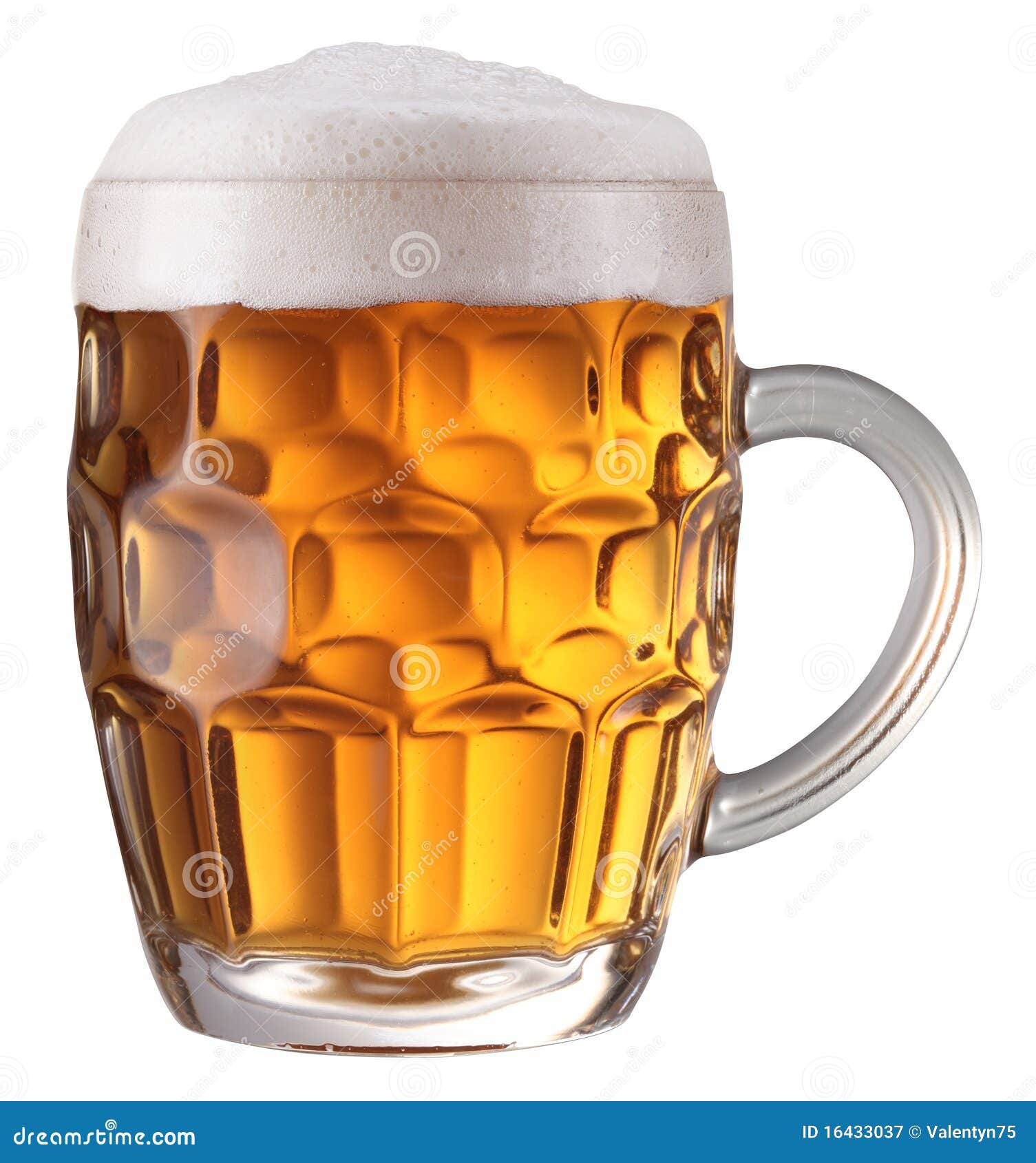 Mug full of fresh beer. stock image. Image of closeup - 16433037