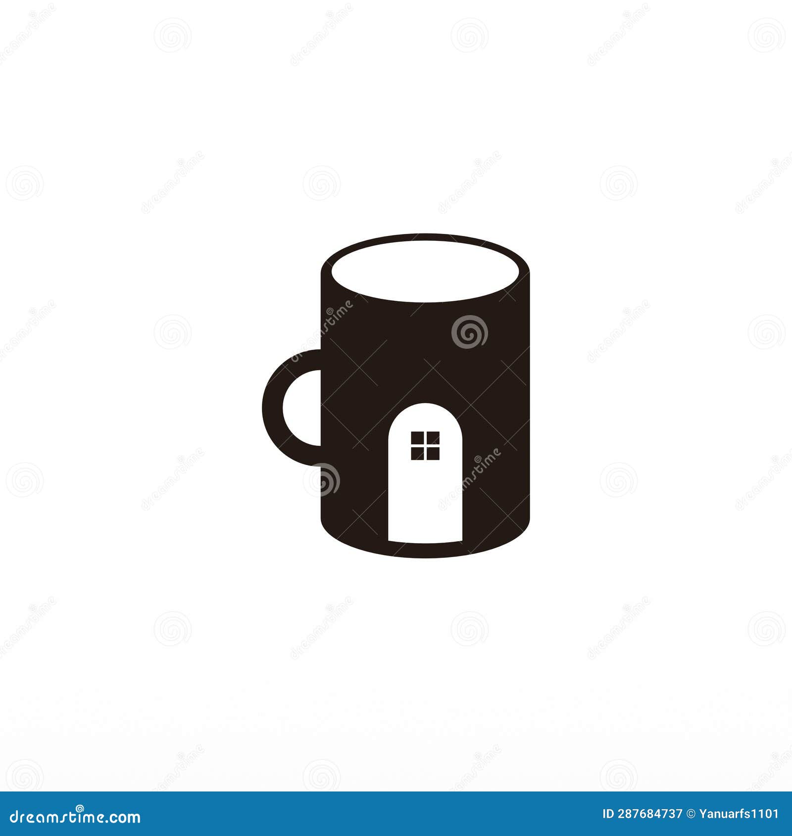 Mug logo design template stock vector. Illustration of business - 287684737