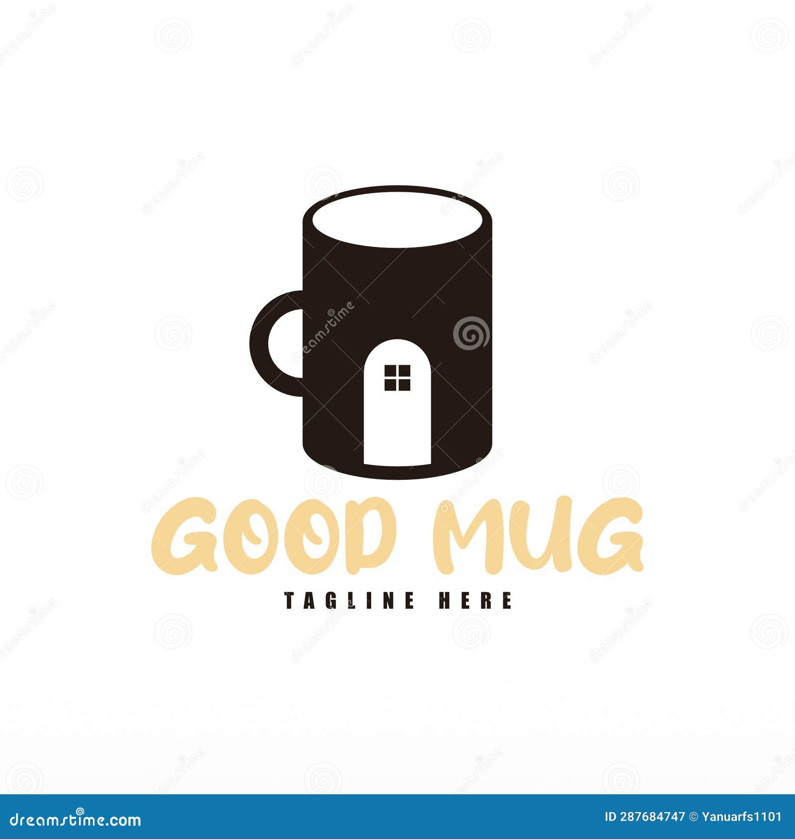 Mug logo design template stock vector. Illustration of graphic - 287684747