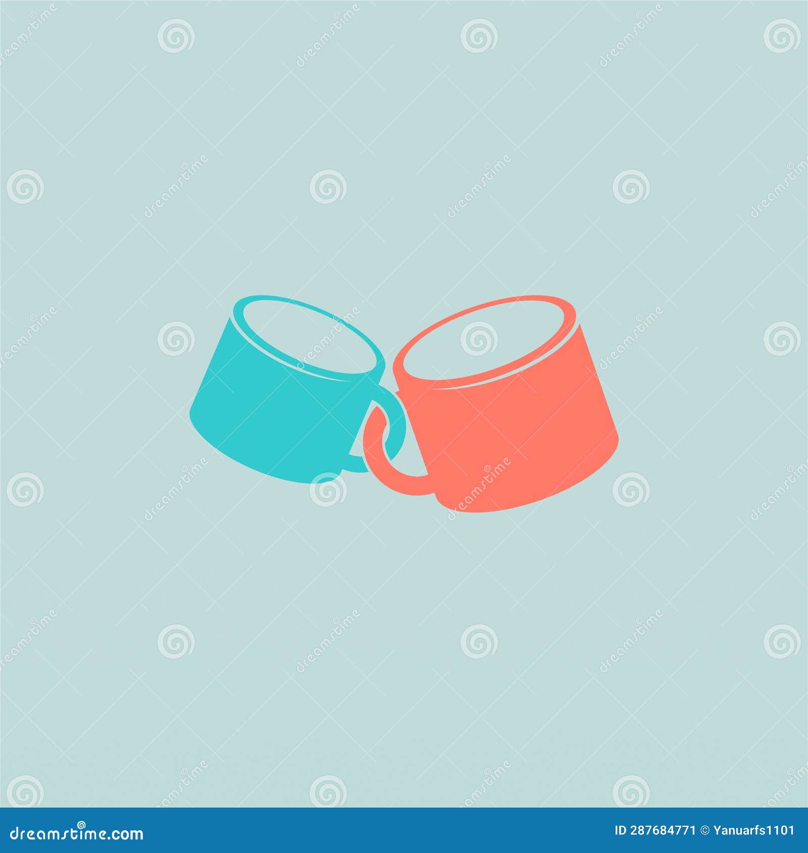 Mug logo design template stock vector. Illustration of vector - 287684771