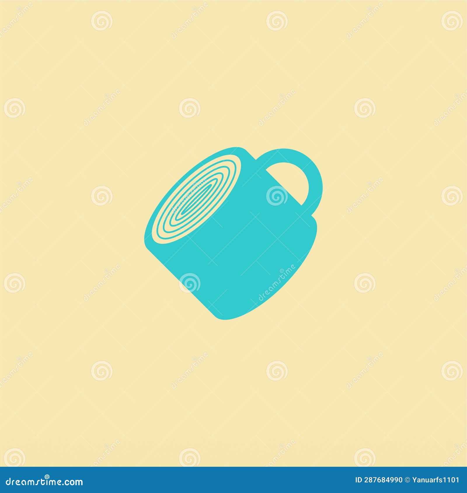 Mug logo design template stock vector. Illustration of beverage - 287684990