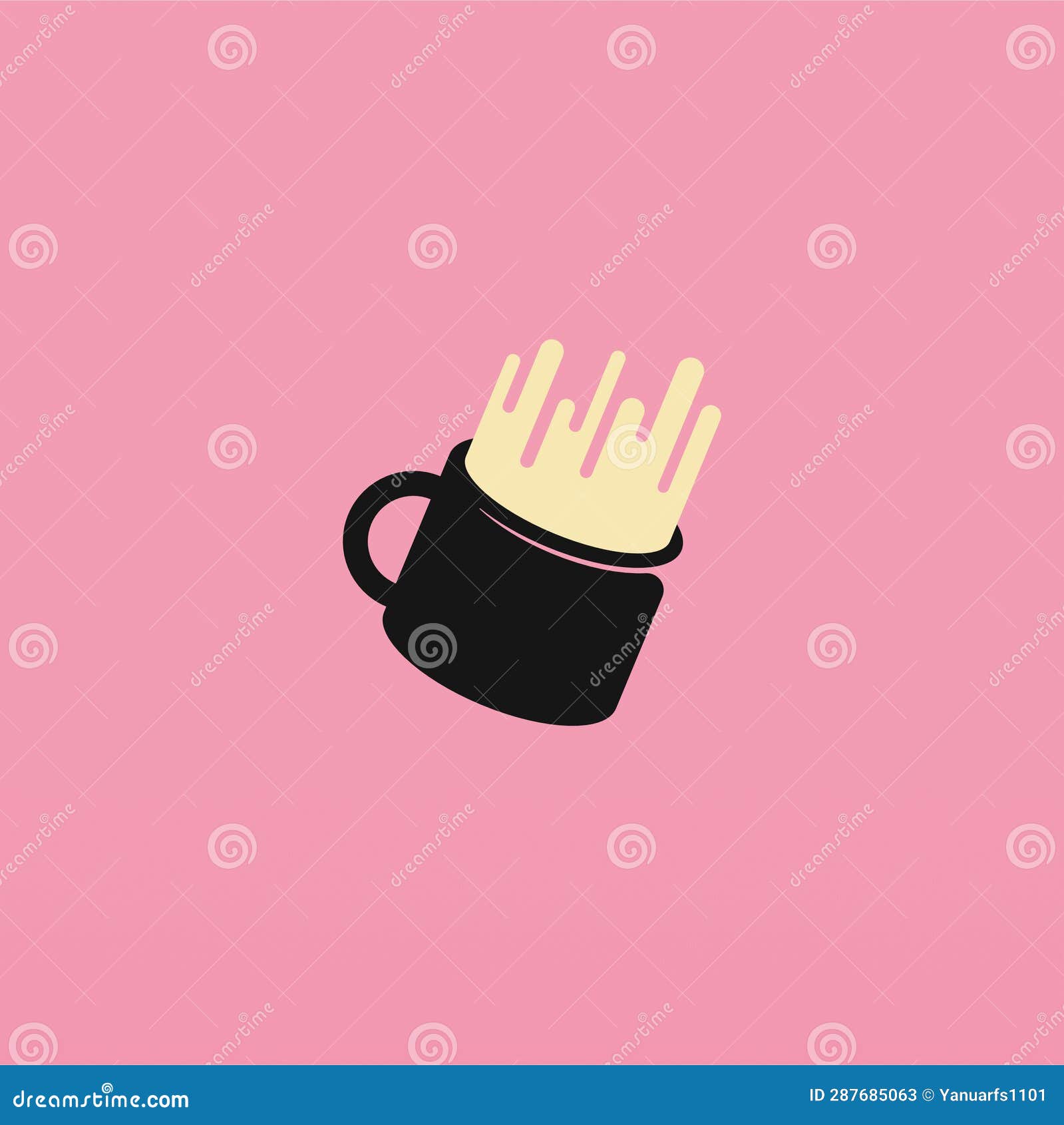 Mug logo design template stock vector. Illustration of vector - 287685063