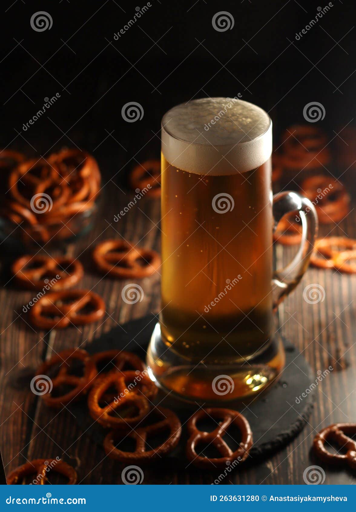 A Mug with Traditional German Lager Beer Stock Photo - Image of germany ...