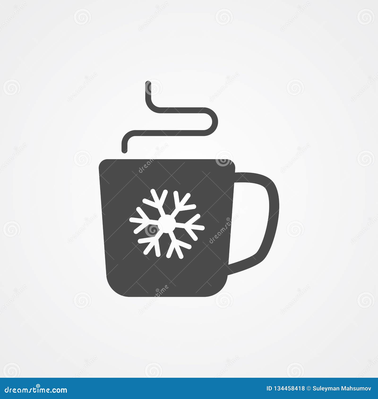 Mug Vector Icon Sign Symbol Stock Vector - Illustration of isolated ...