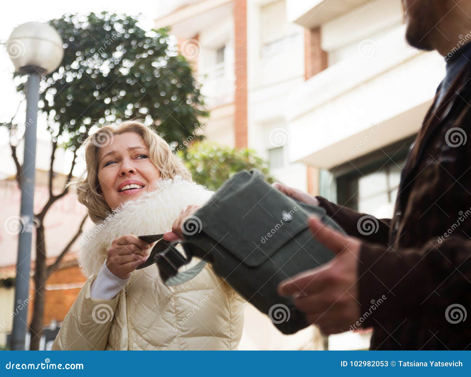 The Mugging at the Day Time Stock Image - Image of scene, outdoors ...