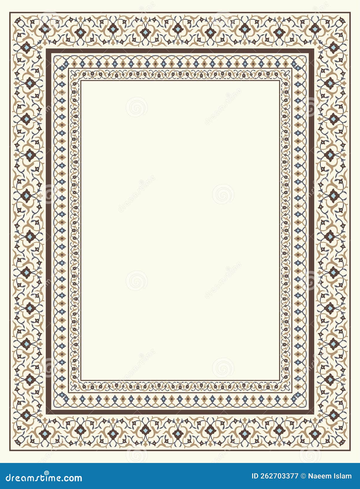 Traditional Mughal Motif, Frame, Arch, Peacock, Flower, Tropical Tree ...