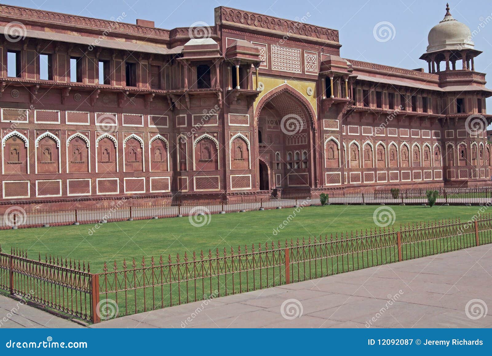 Mughal Palace stock image. Image of marble, entrance - 12092087