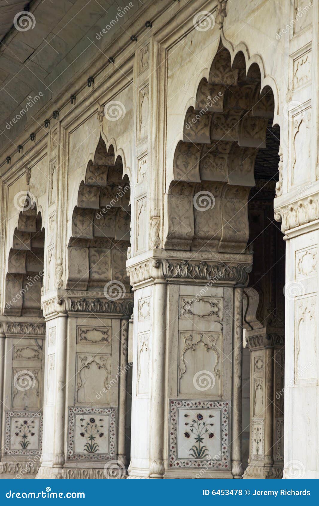 Mughal Style Arches stock photo. Image of delhi, architecture - 6453478