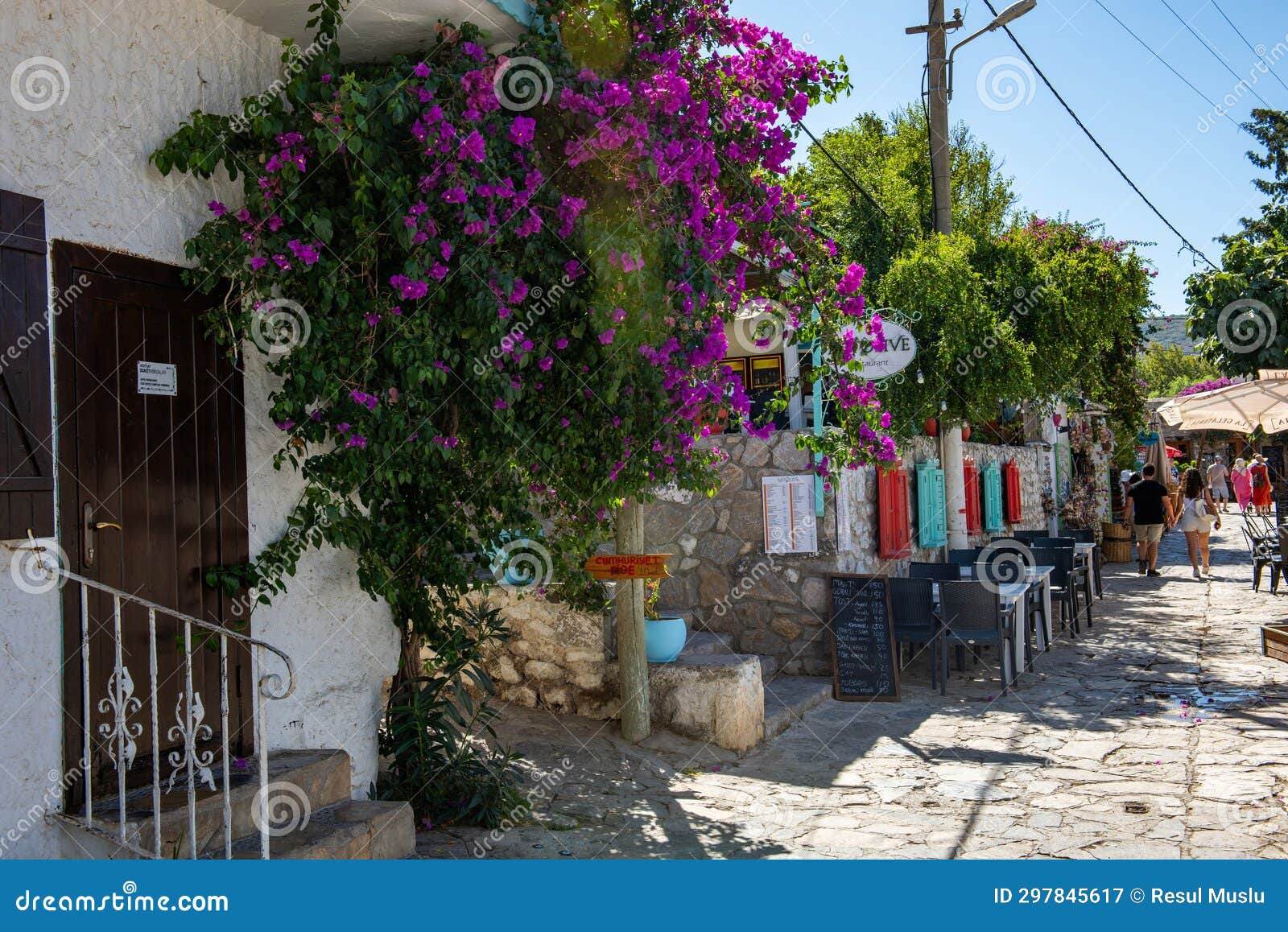Old Datca District (Eski Datca) in Mugla, Turkey. Editorial Photography ...