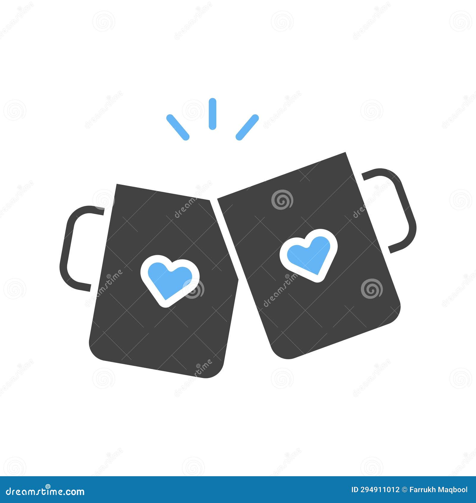 Mugs icon vector image. stock illustration. Illustration of mugs ...