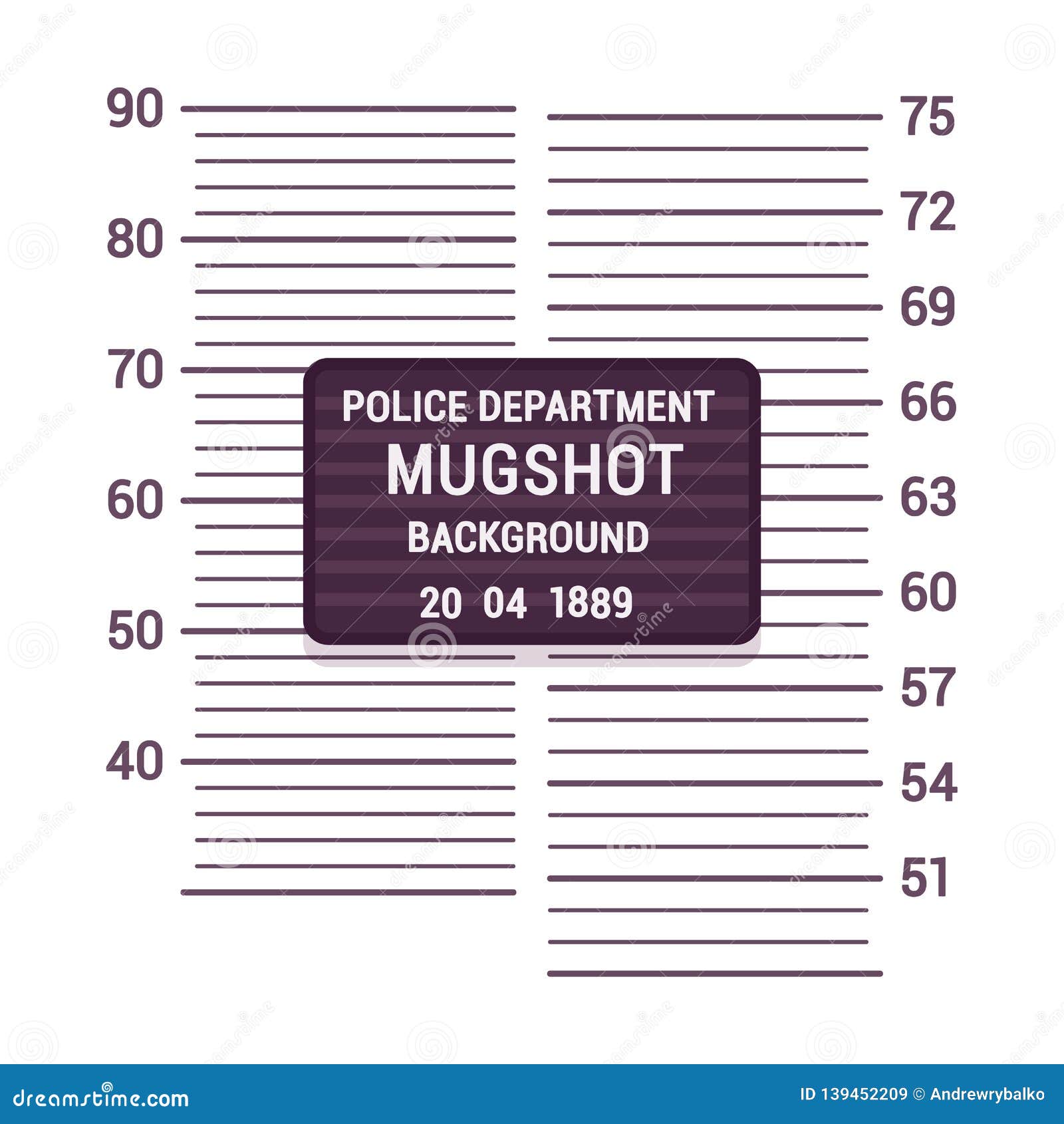 Mugshot Background Template Stock Vector - Illustration of flat, chart ...