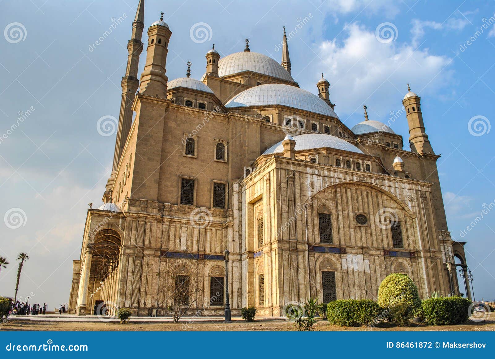 Muhammad Ali Mosque in the Cairo Citadel, Cairo Egypt Stock Photo ...