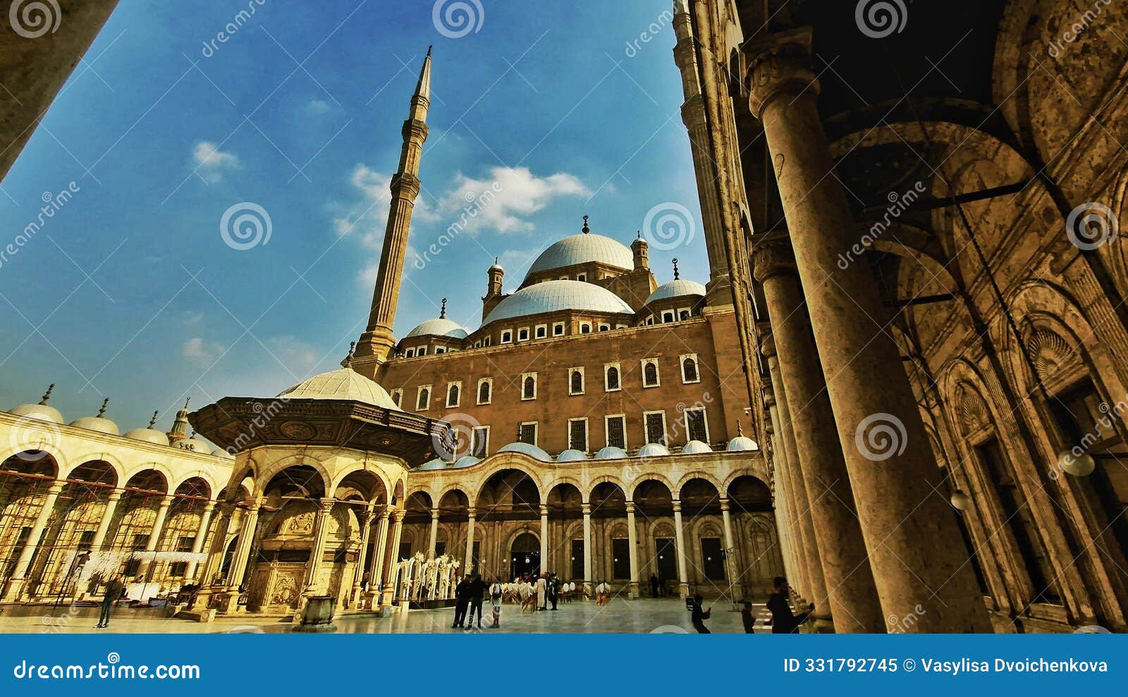Muhammad Ali Mosque in Cairo, Egypt Editorial Image - Image of arabic ...