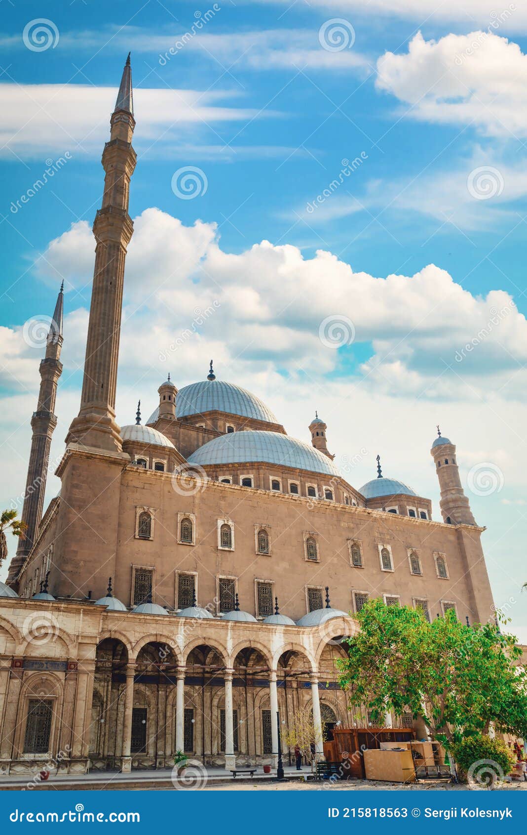 Muhammad Ali mosque stock image. Image of church, dome - 215818563