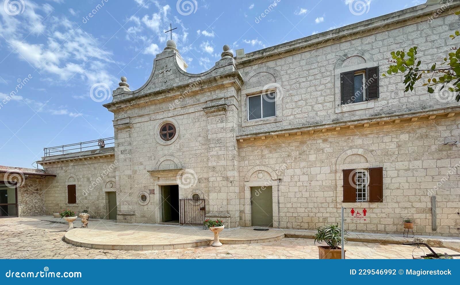 Muhraka Monastery of the Carmelite on the Carmel Mount . Stock Photo ...