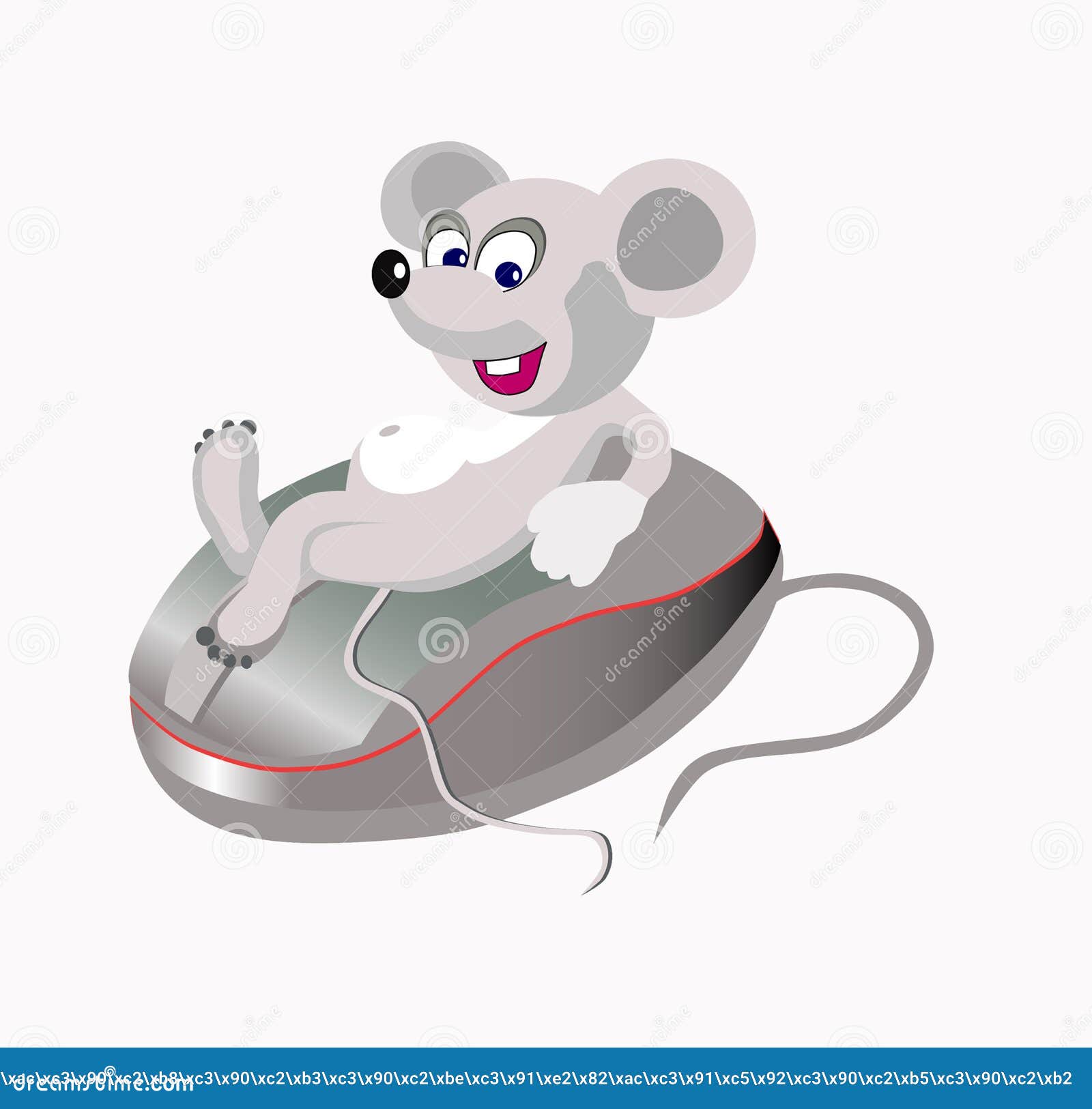 Muis vector illustratie. Illustration of vector, bureau - 5938442