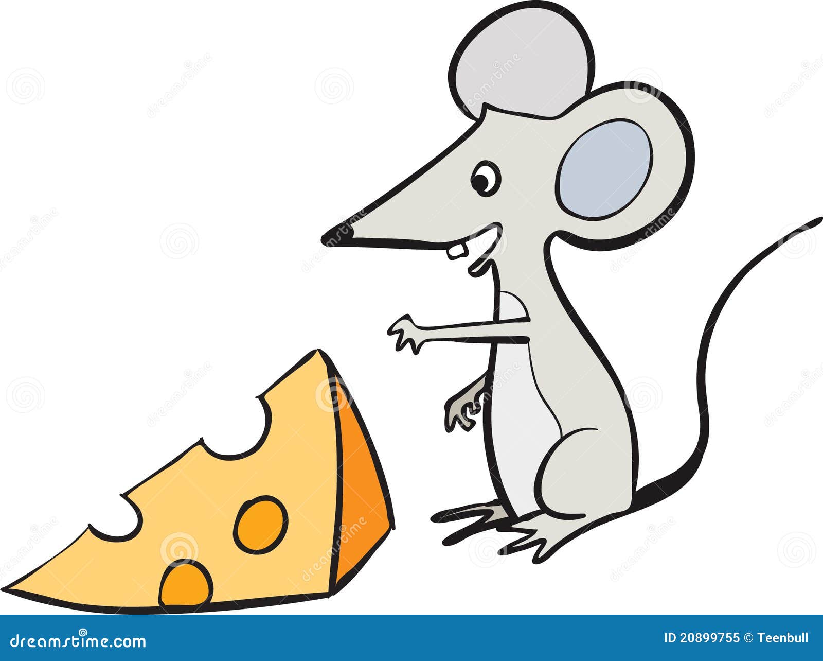 Muis en kaas vector illustratie. Illustration of leuk - 20899755