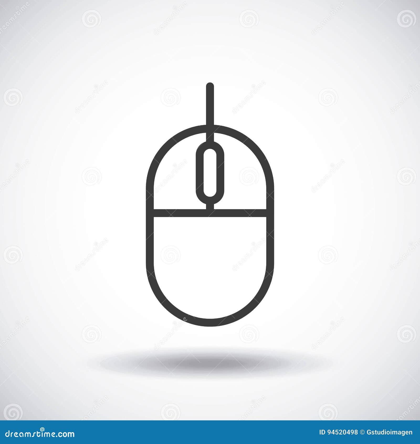 Muis Het Ontwerp Van Het Silhouetpictogram Grafische Vector Vector ...