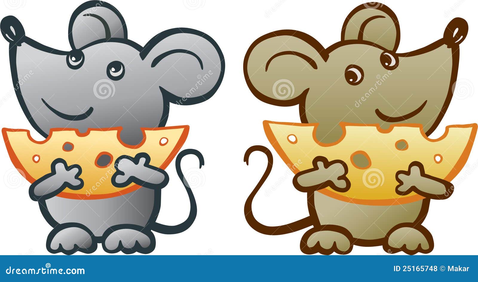 Muis Met Kaas Vector Illustratie Illustratie Bestaande Uit Smakelijk 25165748