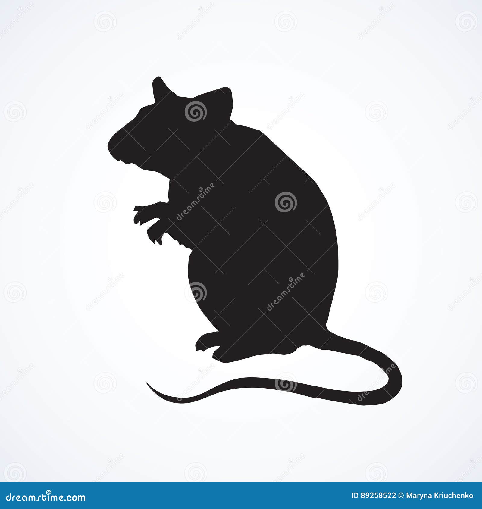 Muis Vector tekening vector illustratie. Illustration of poot - 89258522