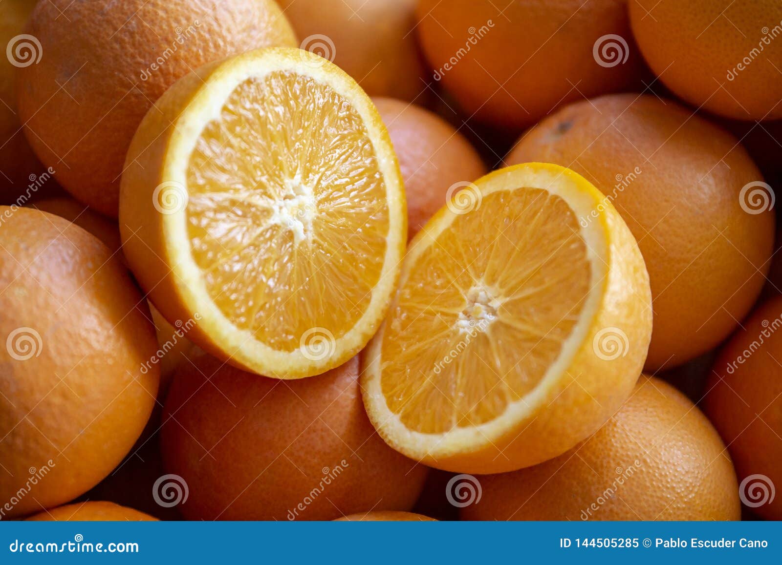 Muitas Laranjas De Val?ncia, Espanha Imagem de Stock - Imagem de ...