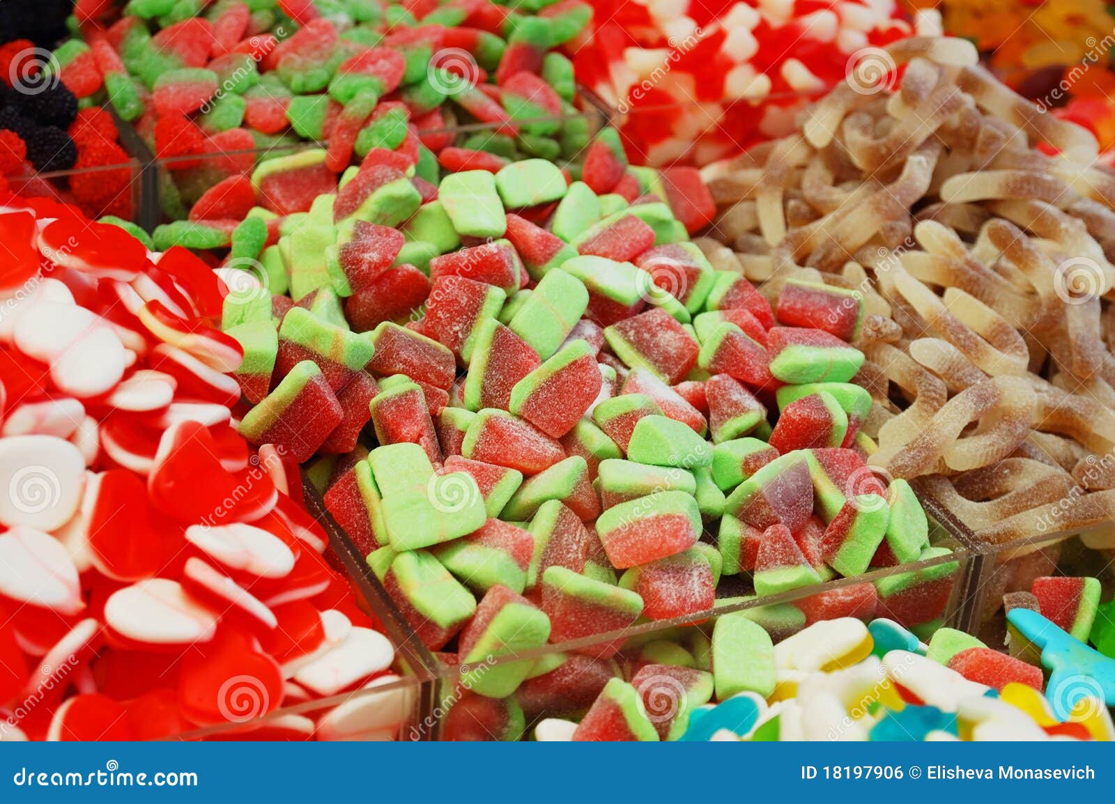 Muitos doces coloridos foto de stock. Imagem de feriado - 18197906