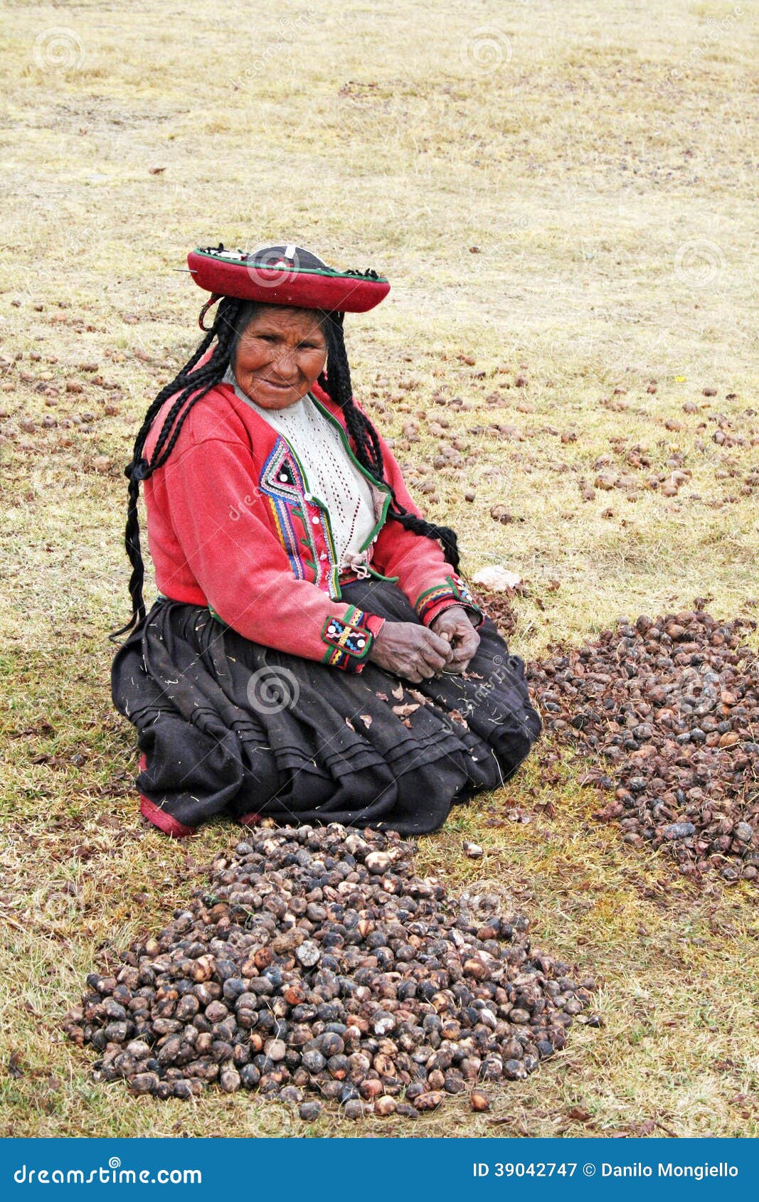 Mujer andina fotografía editorial. Imagen de tradicional - 39042747