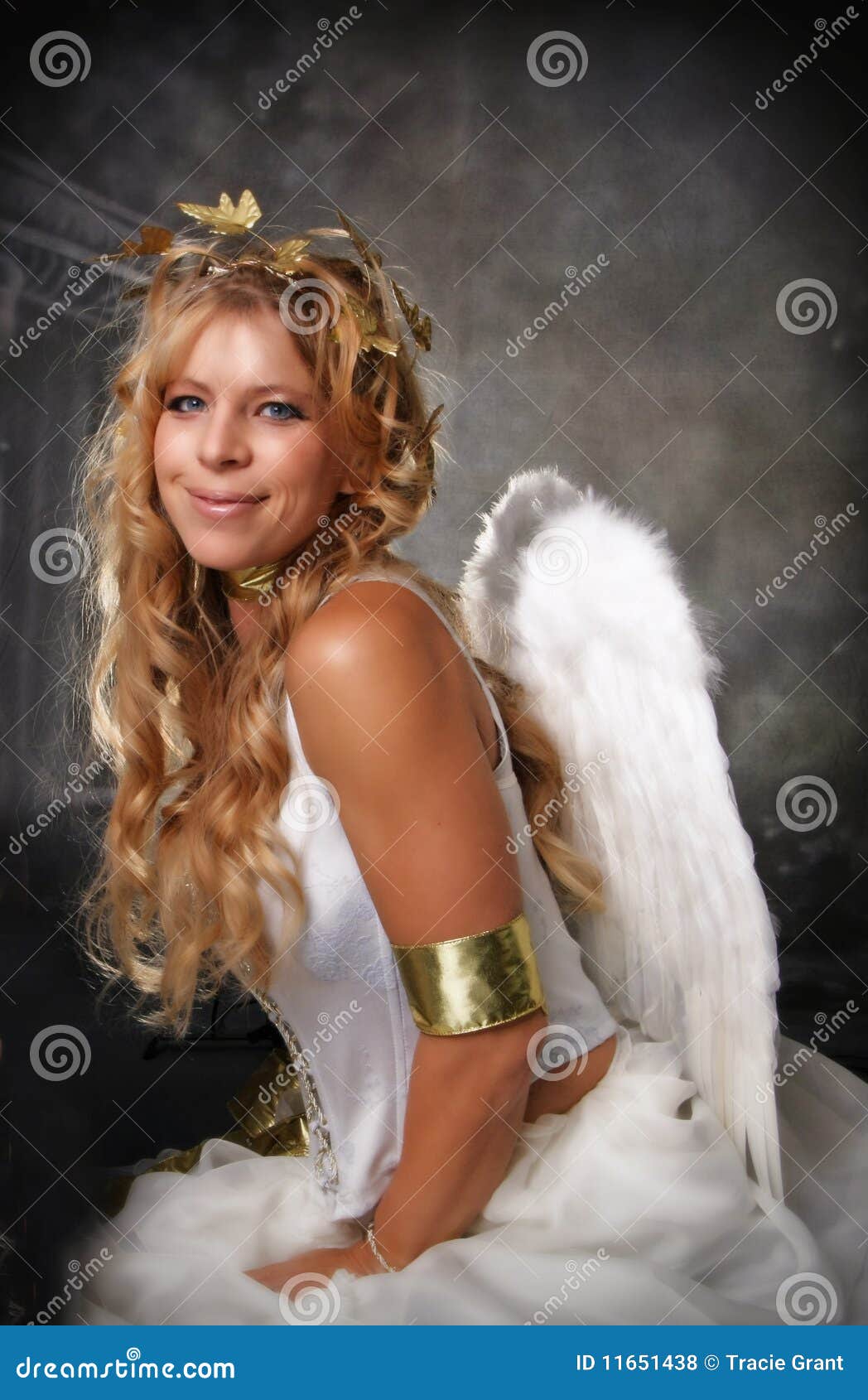 Mujer angelical foto de archivo. Imagen de alado, alas - 11651438