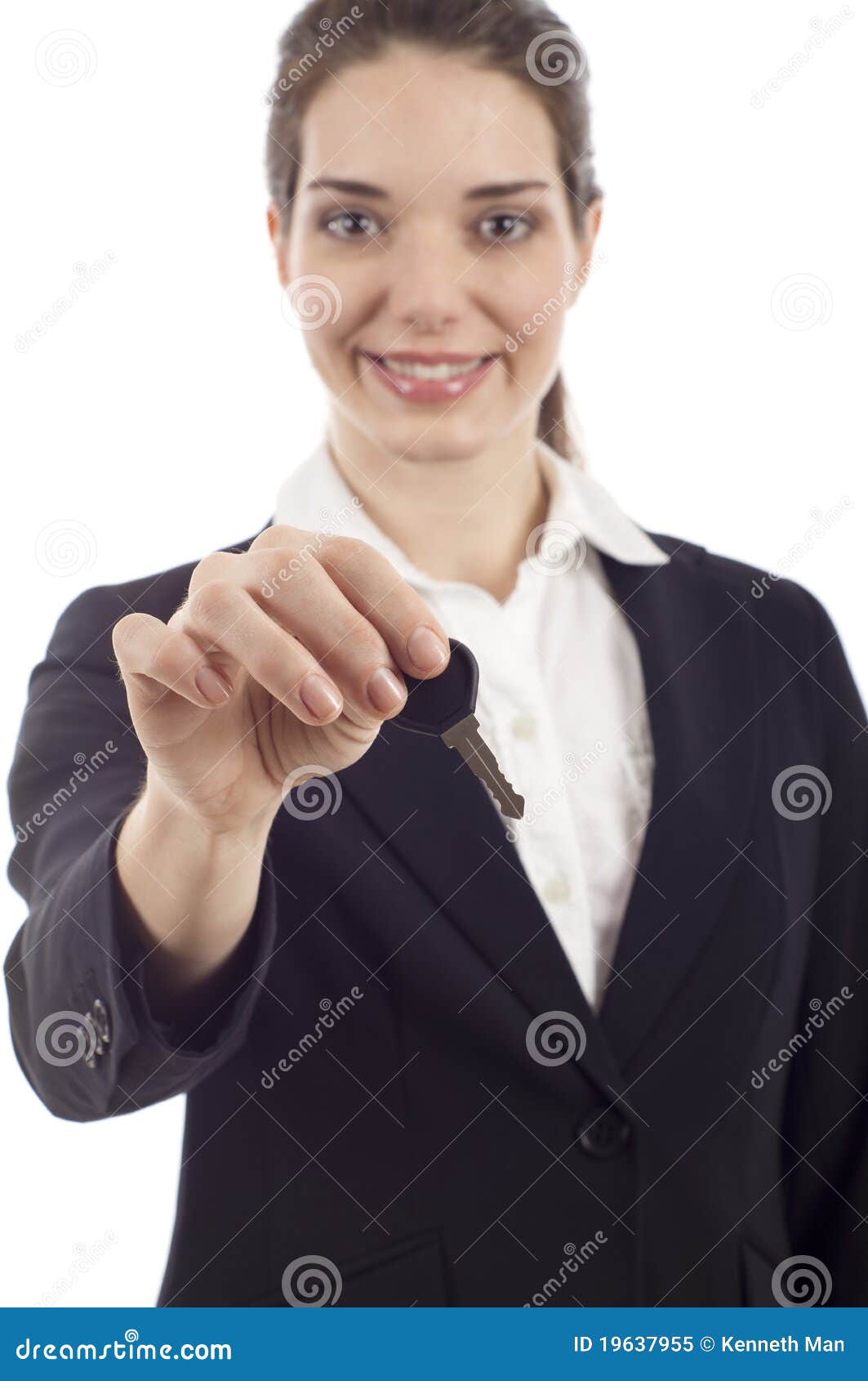 Mujer con clave imagen de archivo. Imagen de mezclado - 19637955