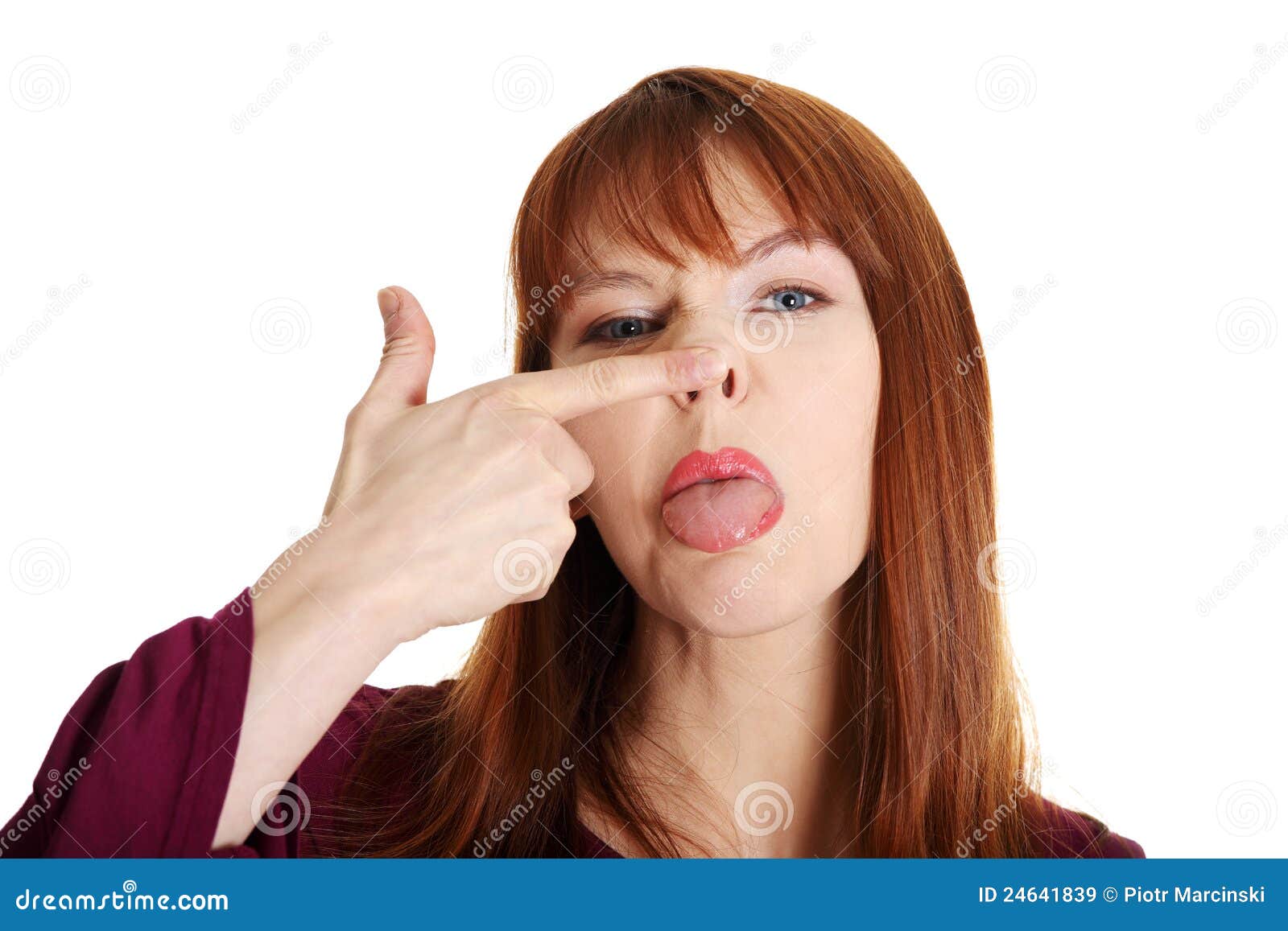 Mujer Con Una Mirada Divertida En Su Cara Imagen de archivo - Imagen de ...