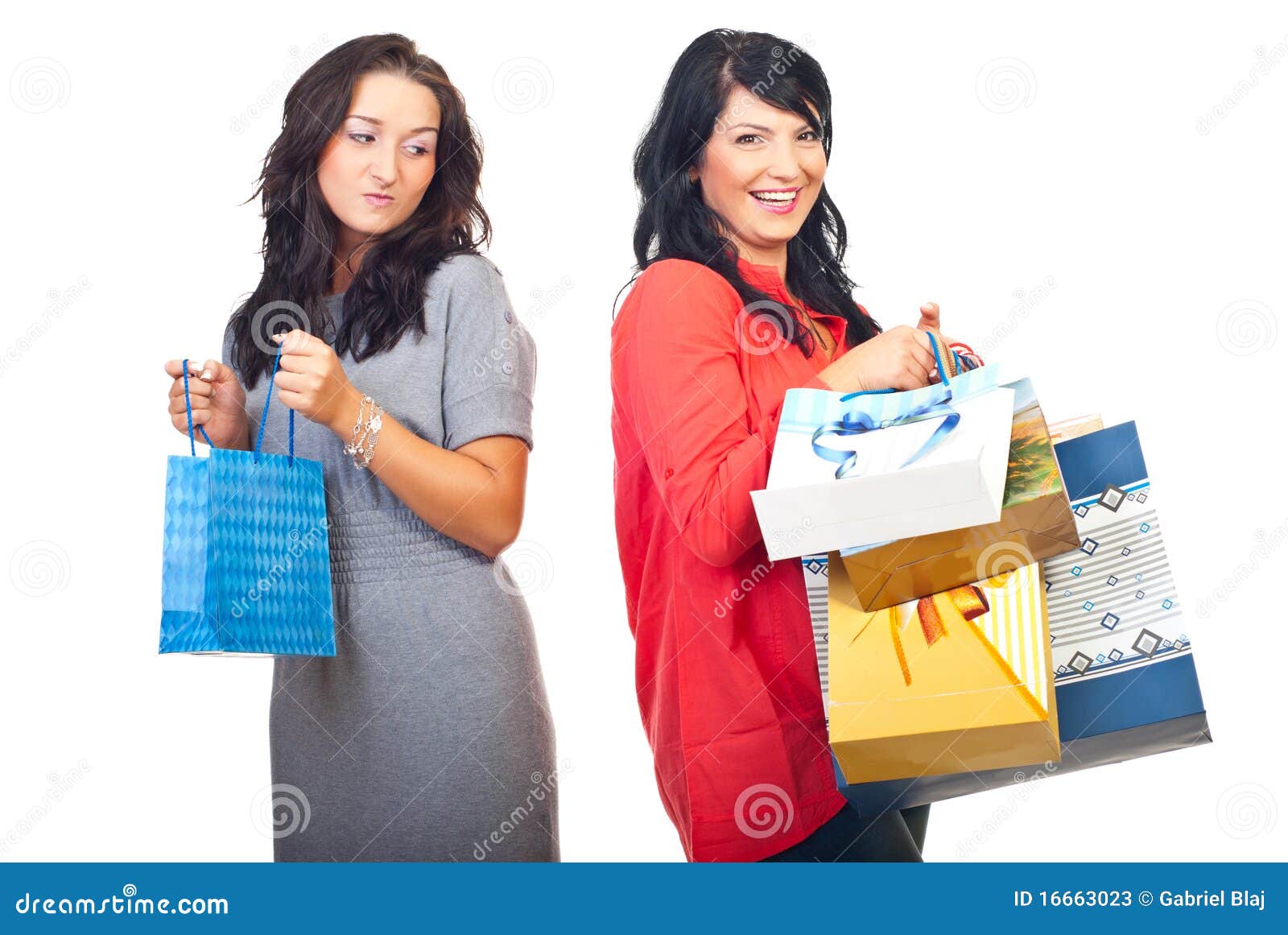 Mujer de la envidia imagen de archivo. Imagen de compradores - 16663023