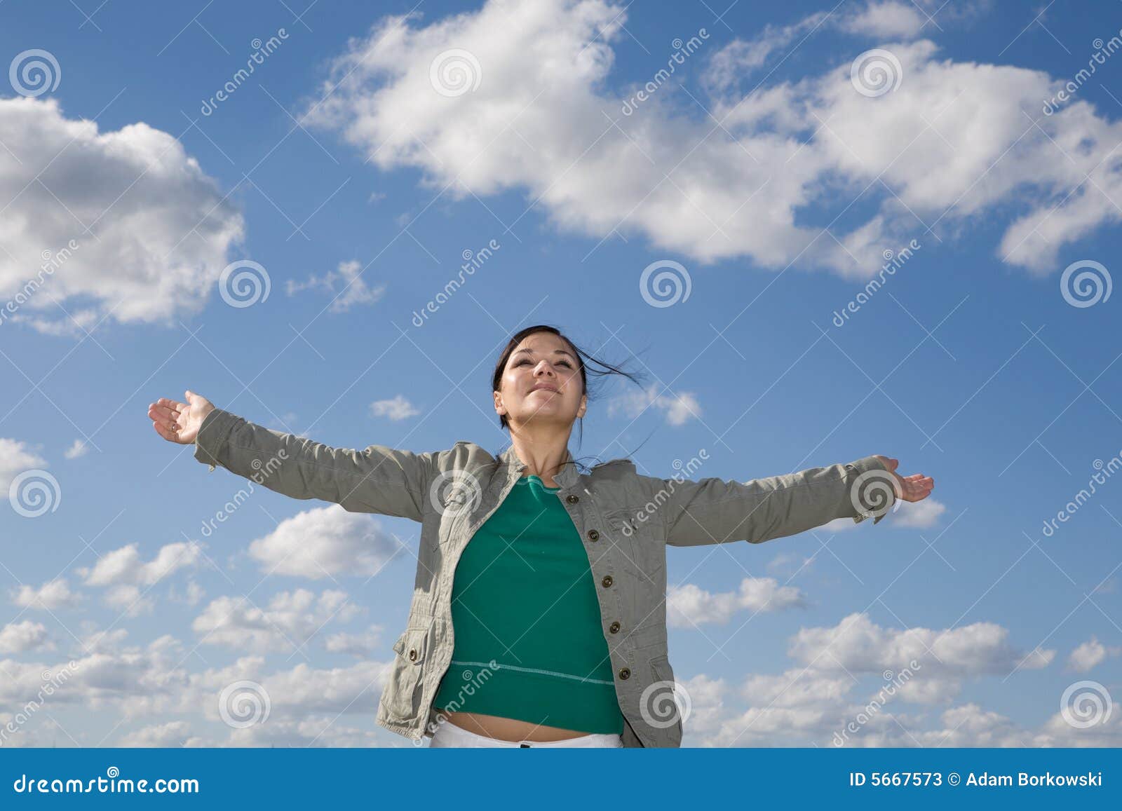 Mujer de la libertad imagen de archivo. Imagen de libre - 5667573