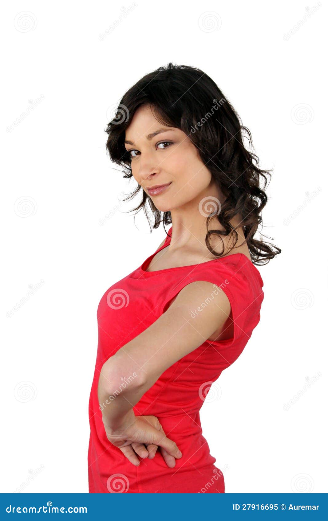 Mujer descarada imagen de archivo. Imagen de frente, caderas - 27916695